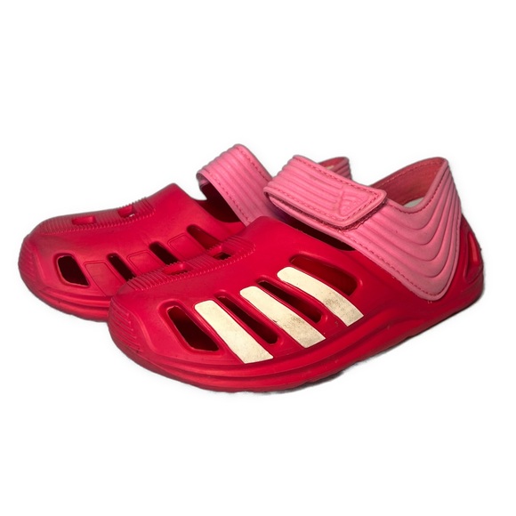 adidas | Shoes | Adidas Z Sandals Rubber Pink Toddler Girls Size 9 ...